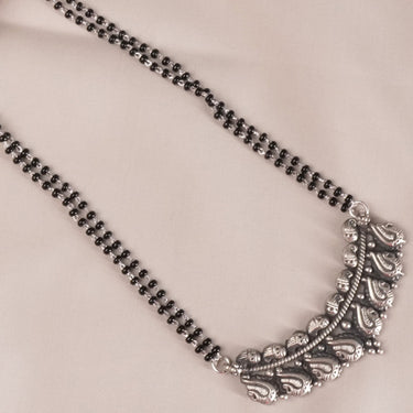 Buy silver mangalsutra online with free shipping. – Siddhi Silver