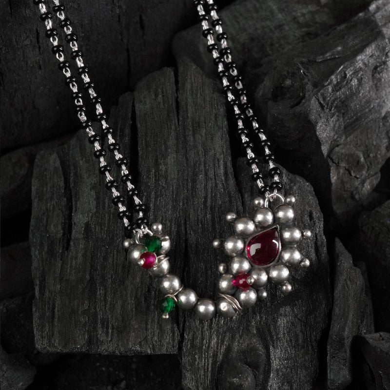 Silver Kolhapuri Saaj Gold Plated | Temple Long Necklace – Siddhi Silver